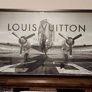 At Home | Wall Decor | At Home Wheels Up Louis Vuitton Framed Wall Art ...